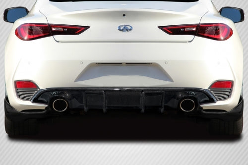 2017-2022 Infiniti Q60 Carbon Creations J Spec Rear Diffuser - 3 Piece ...
