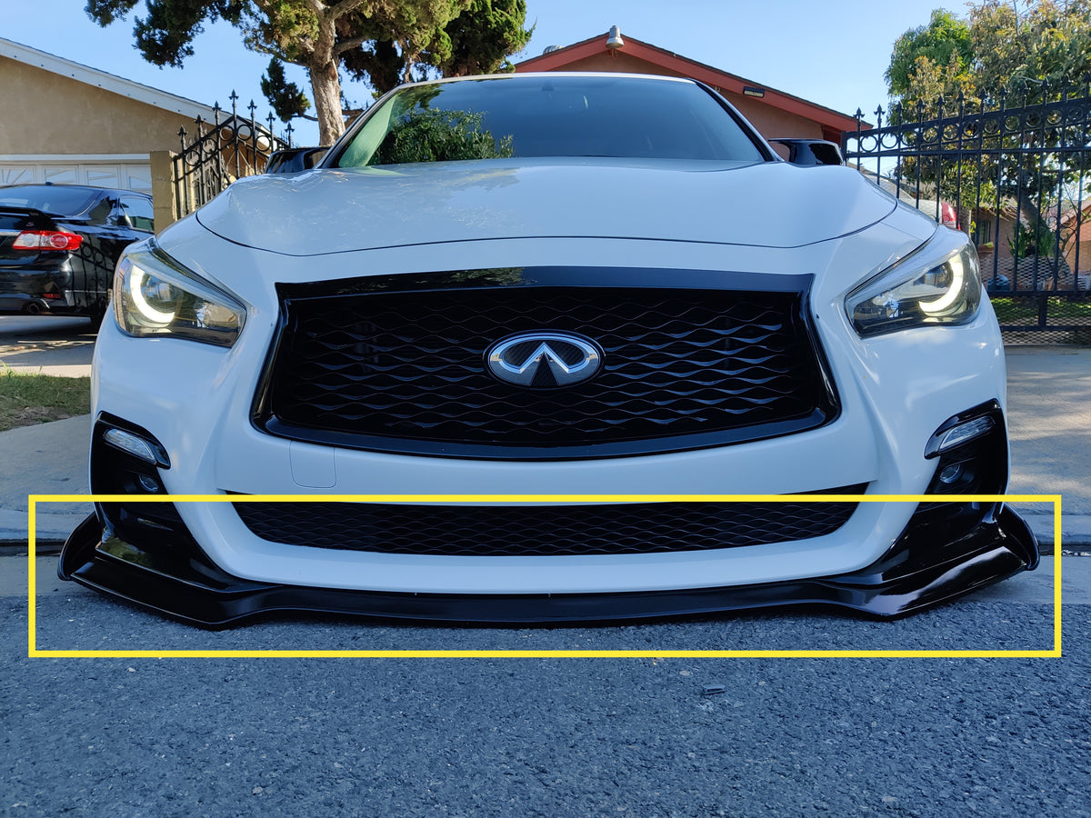 2018+ Q50 Front Lower lip ( Abs Material ) — Socal Q Parts
