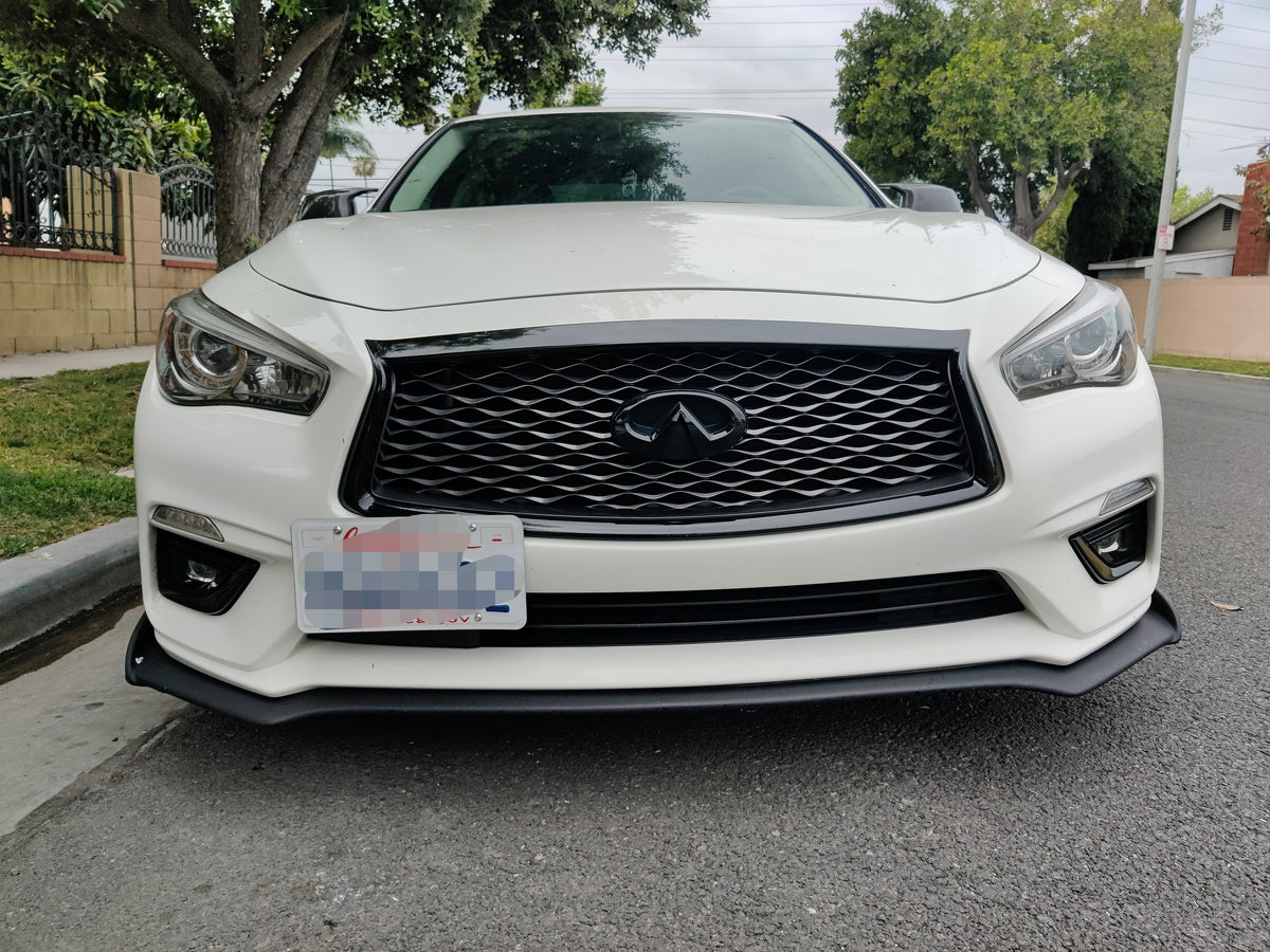 2018+ Q50 Front Lower lip ( Abs Material ) Non Sport Model — Socal Q Parts