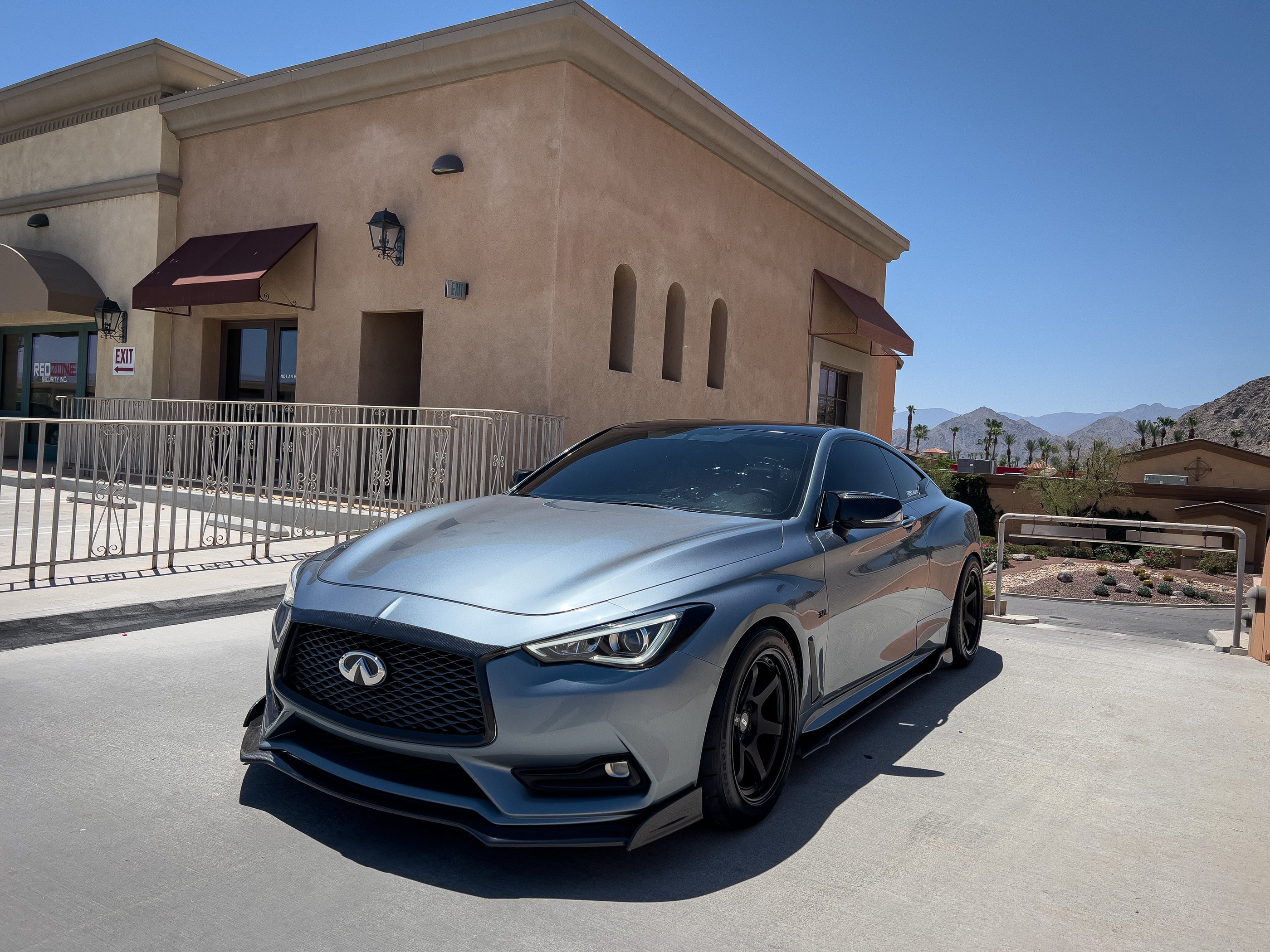 Q60 front lip splitter — Socal Q Parts